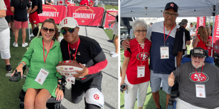 The ALS Network celebrates Dwight Clark Day with the San Francisco ...